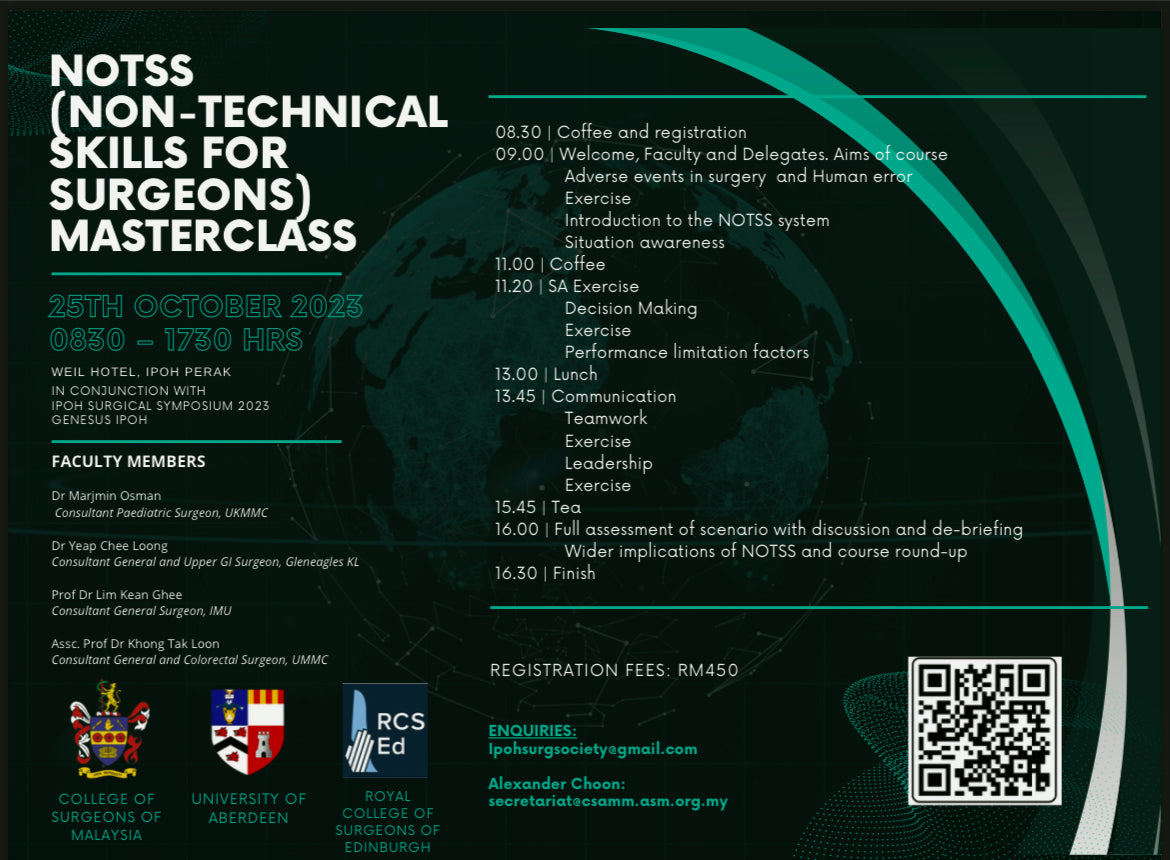NOTSS – Ipoh Surgical Society